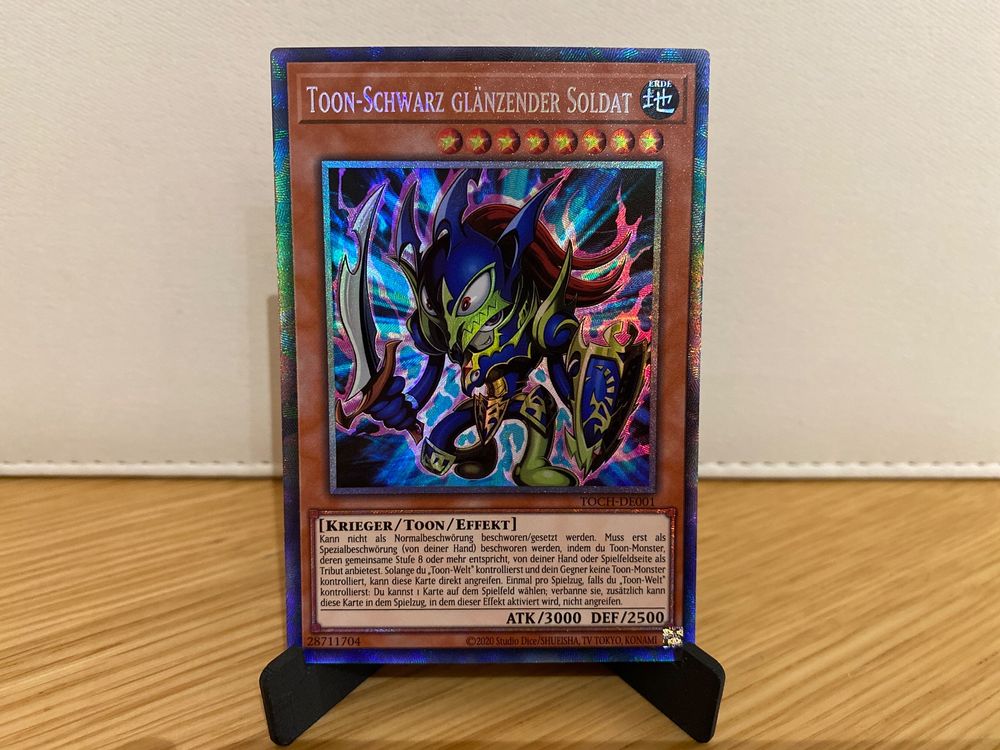Toon-Schwarz Glänzender Soldat Collectors Rare Yu-Gi-Oh DE | Kaufen auf ...