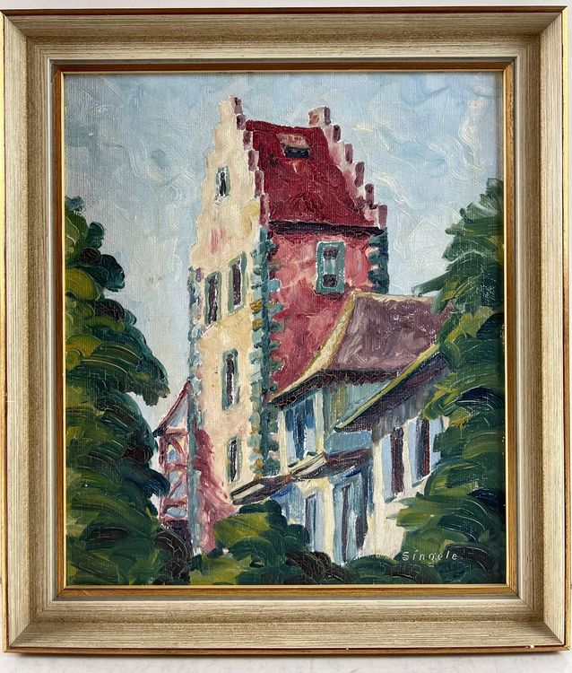 Ölgemälde Burg Meersburg Bodensee Gemälde Signiert (Gebraucht) in Neuhausen am Rheinfall für CHF ...