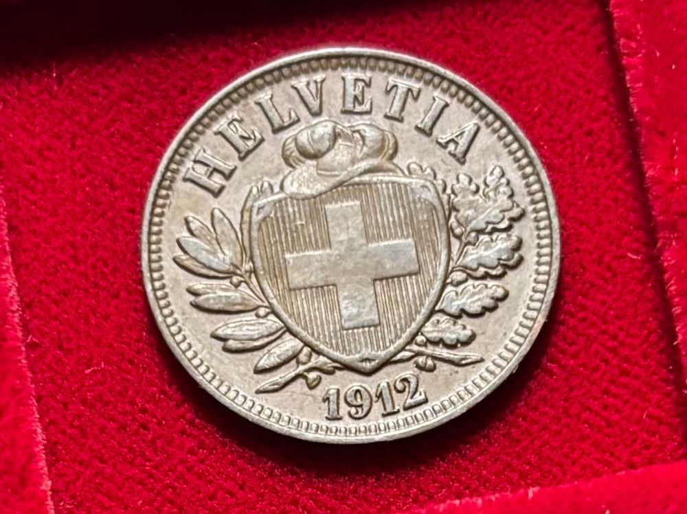 Schweiz 2 Rappen 1912 vzgl - unz Schild mit Freiheitshut | Kaufen auf Ricardo