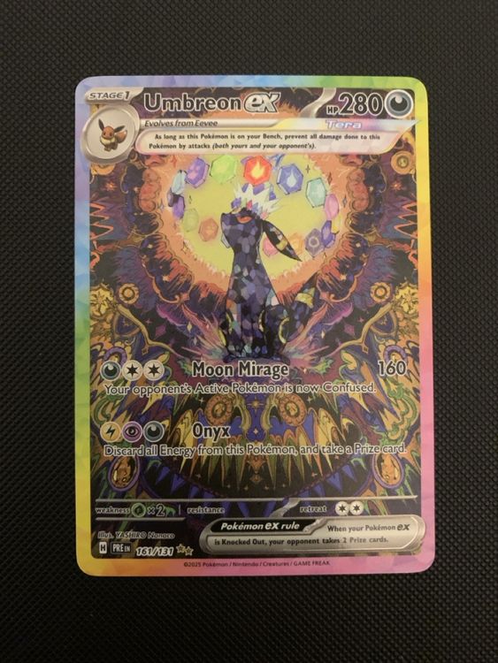 Pokemon card Umbreon ex 161 prismatic (Neu (gemäss Beschreibung)) in ...