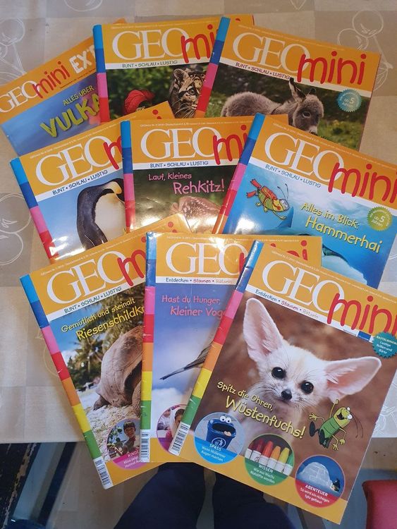 9 Zeitschriften Geo Mini (Gebraucht) in Beckenried für CHF 5 – mit ...