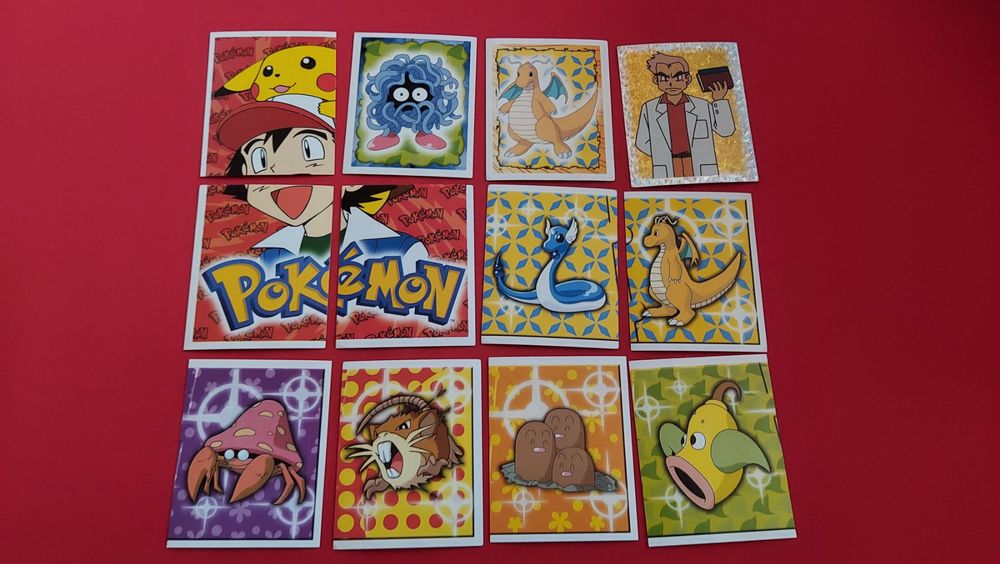Ash Pikachu Dragoran Eich holo Merlin Pokemon Sticker 1999 | Kaufen auf ...