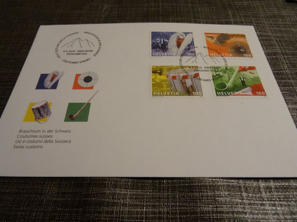FDC 2010 Brauchtum in der Schweiz | Kaufen auf Ricardo