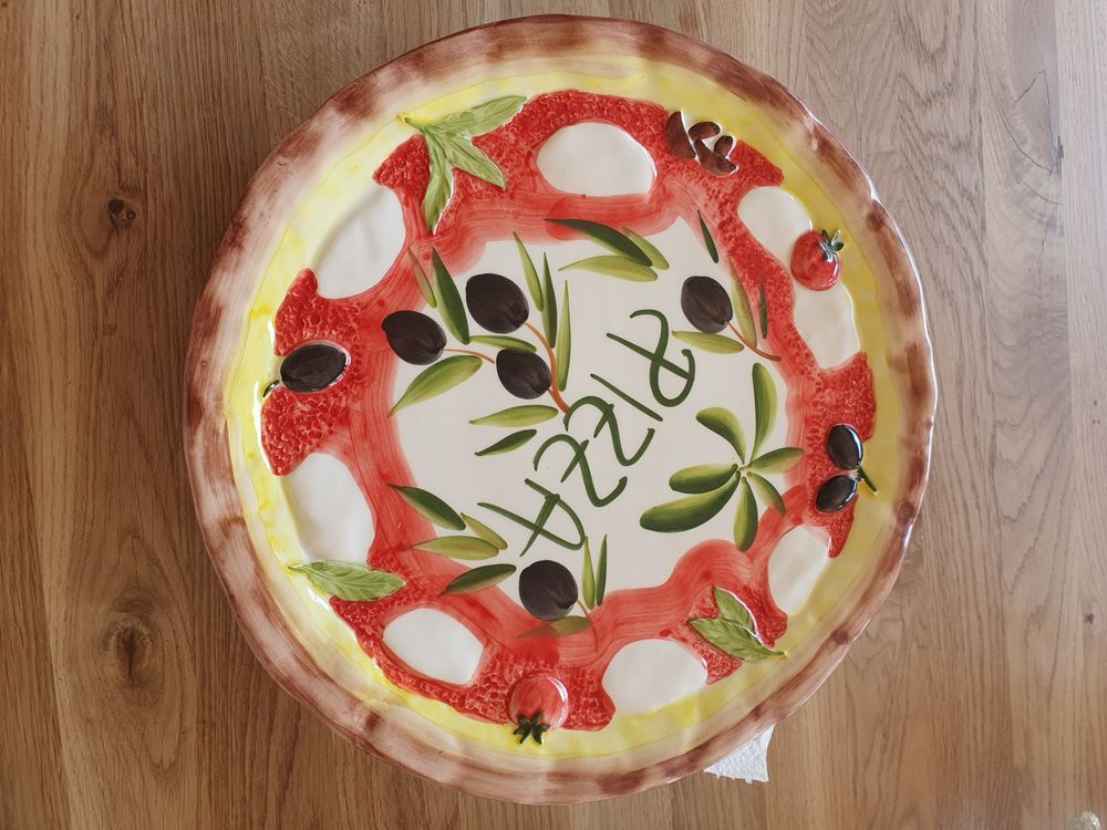 5 Pizzateller, handgemacht aus Italien | Kaufen auf Ricardo