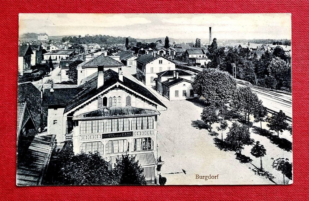 Burgdorf - Bahnhof - Hotel de la Gare - 1924 (Gebraucht) in Rothrist für CHF 26.8 – mit ...