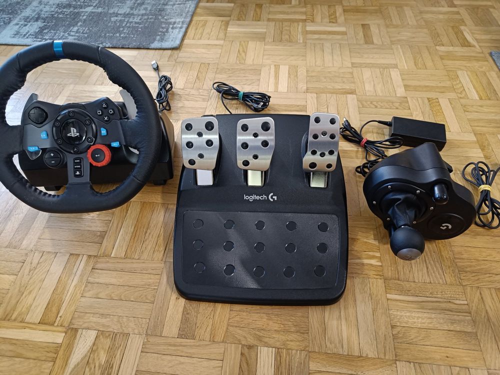 Logitech G G29 Driving Force + Shifter (PC, PS5, PS3, PS4) (Gebraucht ...
