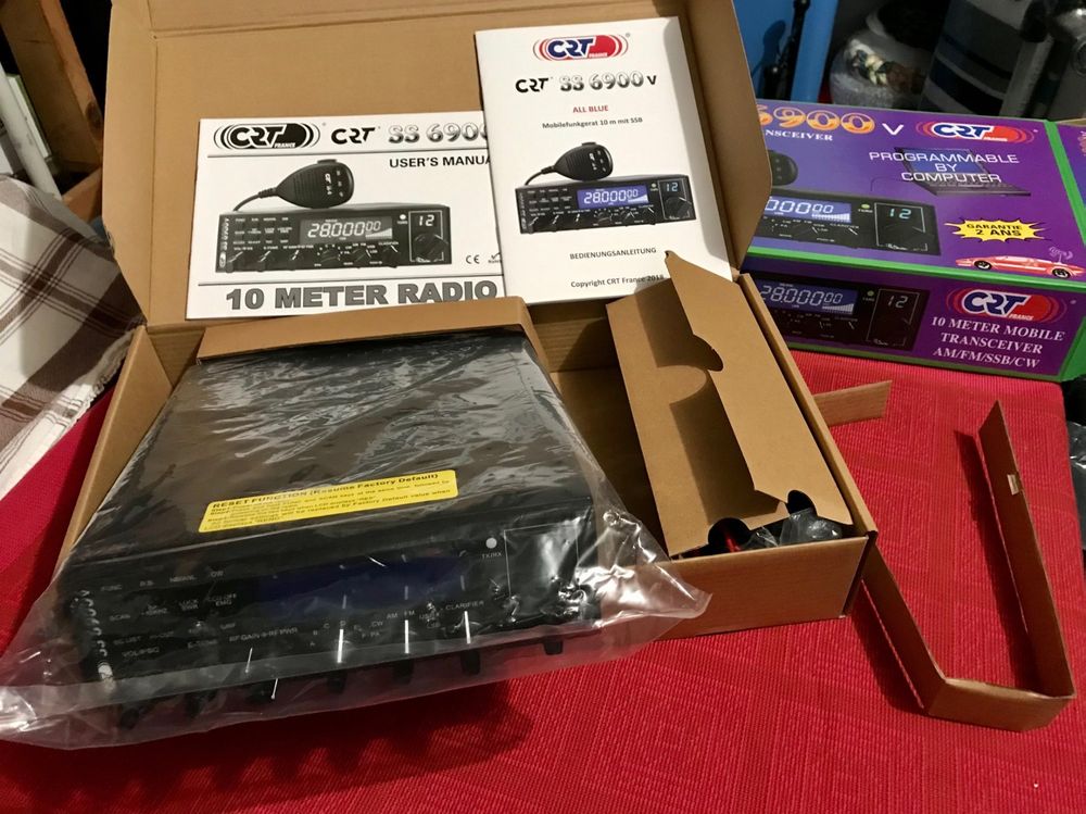CB CRT SS 6900 V BLUE V7 PLATINE NRC AM/FM/LSB/USB/CW/PA | Kaufen auf ...