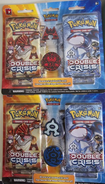 Pokémon Double Crisis Team Aqua vs Team Magma 4 Booster Pack | Kaufen ...