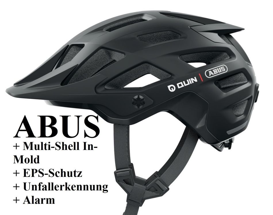 57-62 NEU 149Fr ABUS Velohelm Mountainbike Ebike CrashSensor (Neu und ...