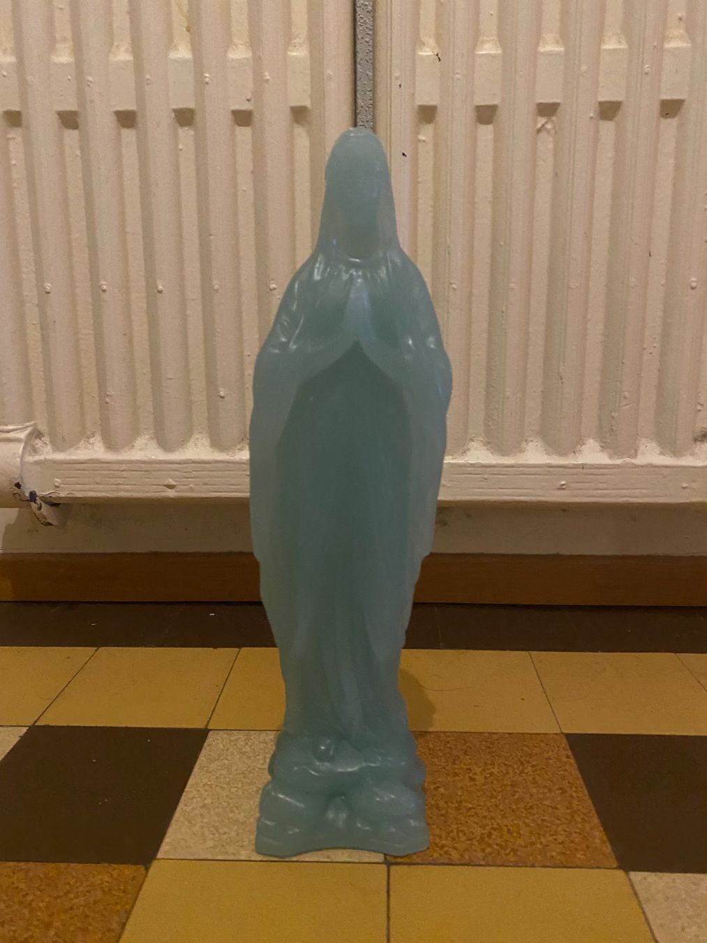 Statuette Vierge Marie Ciergerie des Prémontrés verte (D'occasion) à ...