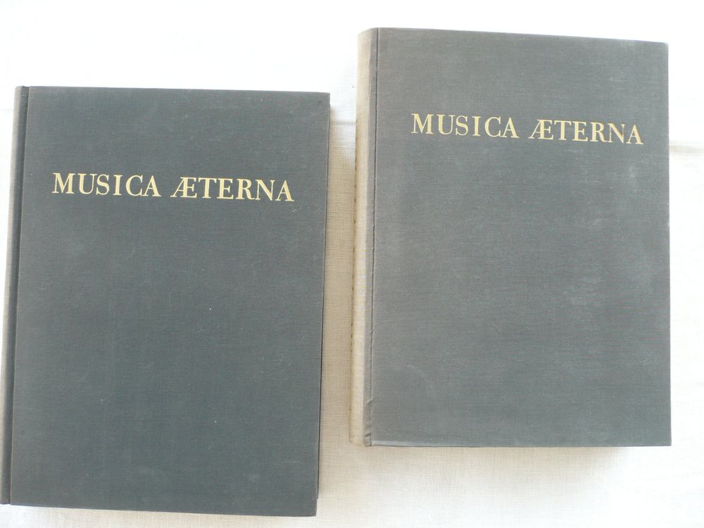 MUSICA AETERNA, Max Metz, 1950, Band I & II (Gebraucht) in Zürich für ...