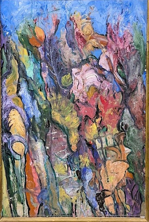 ABSTRAKTE Gemälde SIGNIERT. | Kaufen auf Ricardo