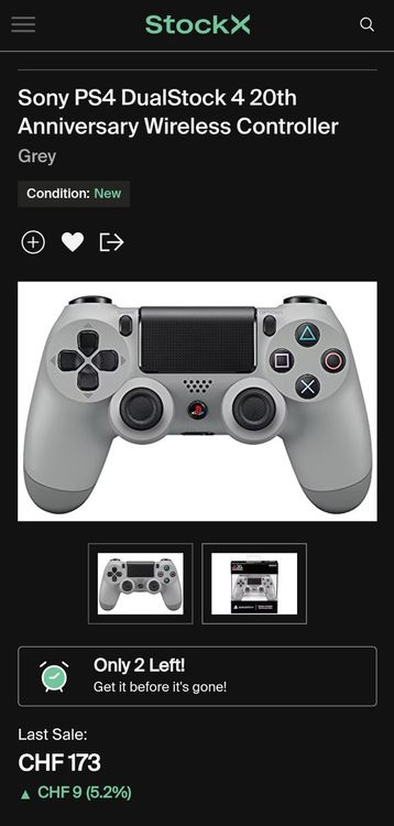 PS4 CONTROLLER,ORIGINAL, 20th PS Edition | Kaufen auf Ricardo