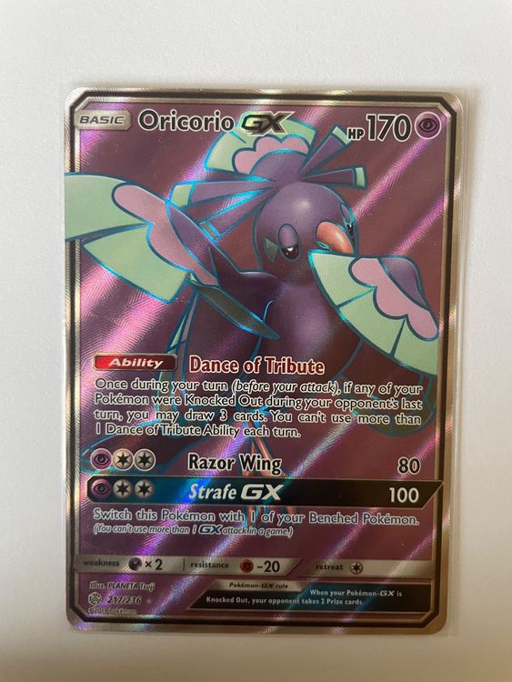 Pokémon Cosmic Eclipse Oricorio GX | Kaufen auf Ricardo