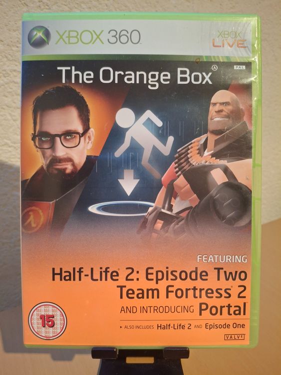 The orange box half life 2 team fortress 2 portal xbox 360 (Gebraucht ...