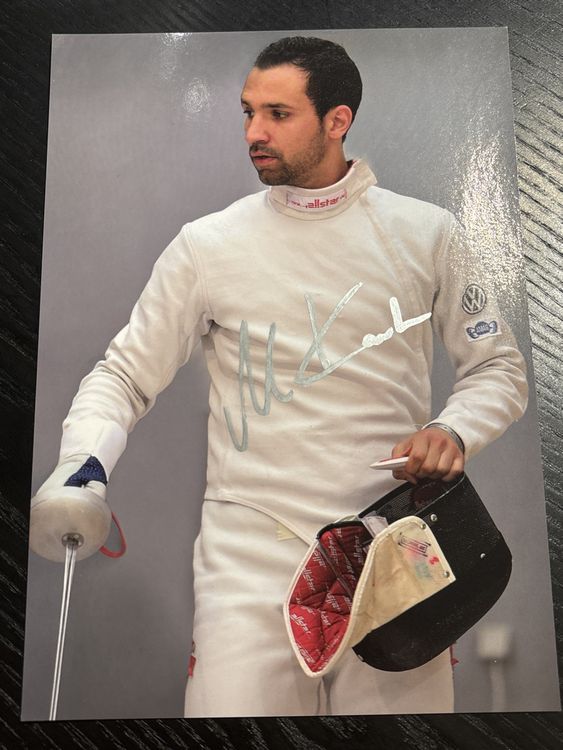 Signierte Karte Fechter Michael Kauter Olympiateilnehmer (Neu (gemäss ...
