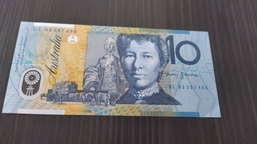 10 Dollar Schein Australien, ungefalzt, Dame Mary Gilmore (Neu (gemäss ...