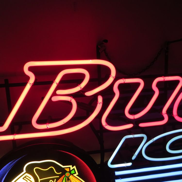 Neon Sign " Bud ICE ",orig. USA 1990er Jahre (Gebraucht) in ...