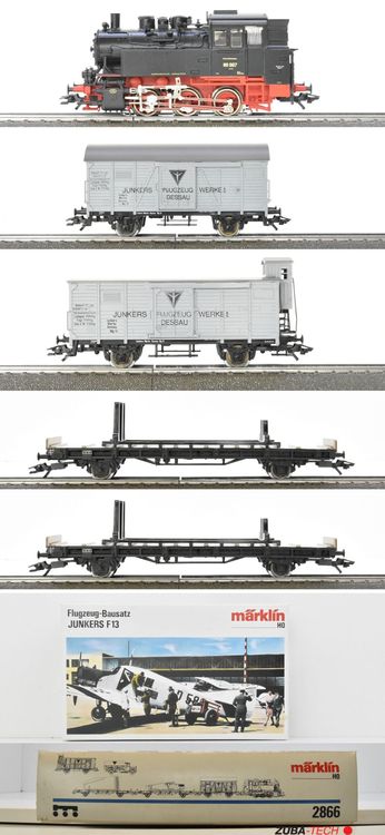 Märklin 2866 Flugzeug-Transportzug DRG H0 WS Analog mit OVP (Gebraucht ...