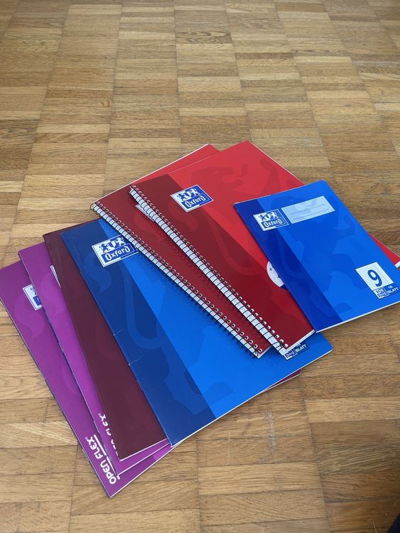 Oxford Block und Hefte (das kleine blaue Heft fehlt) (Neu (gemäss ...