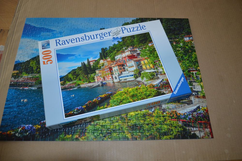 Puzzle 500 Teile - Comer See Italien (Gebraucht) in Strengelbach für ...