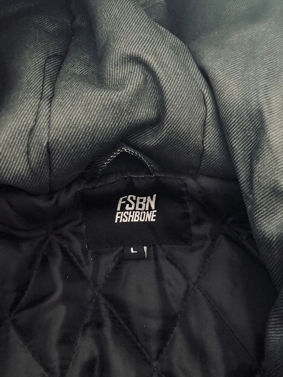 FSBN Herren Homme Winter Bomber Jacke Veste Grau Gr. 52 54 L (Gebraucht ...