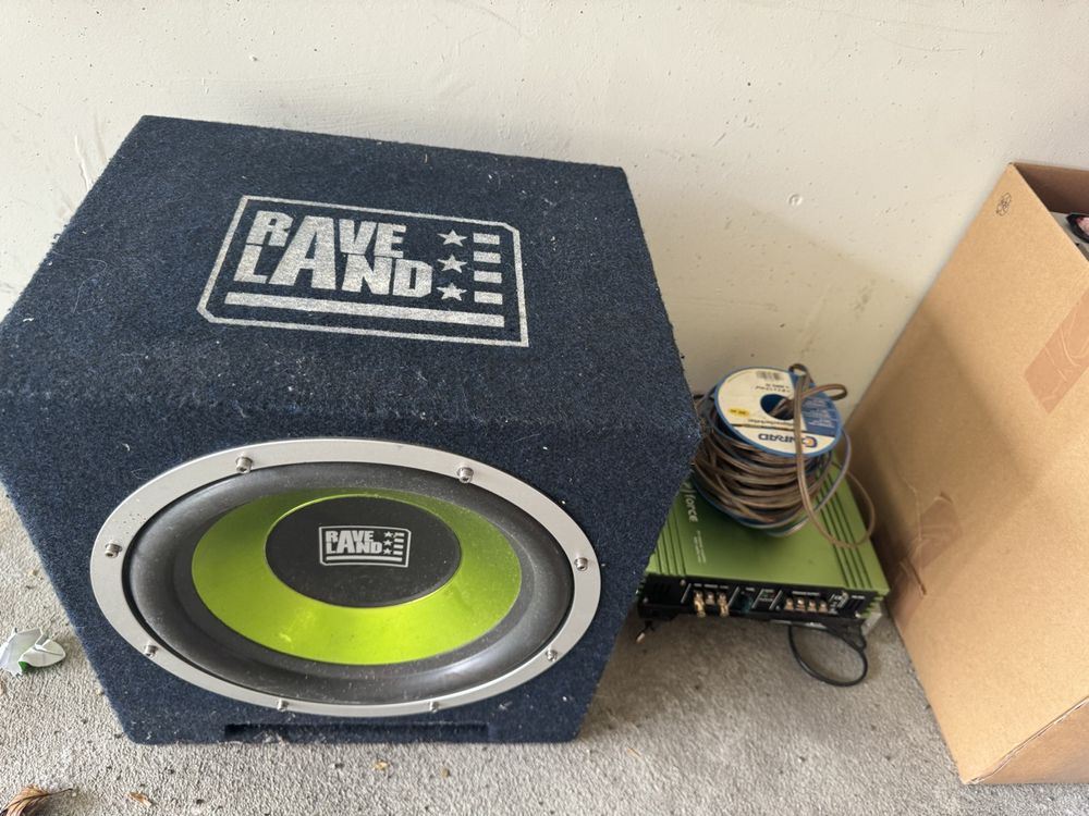 Ein hochwertiger 500W Subwoofer von Raveland, Modell Green F (Gebraucht ...