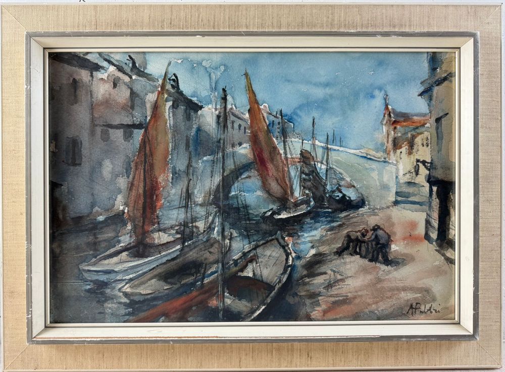 Originales Aquarell Gemälde, Venedig, signiert (Gebraucht) in Neuhausen am Rheinfall für CHF 10 ...