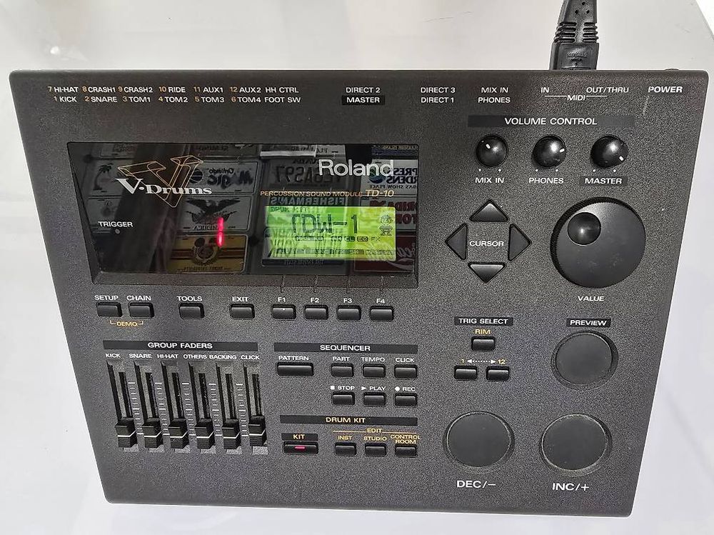 Roland TD-10 / TDW-1 Drum Computer (Gebraucht) in Boswil für CHF 250 – mit Lieferung auf Ricardo ...