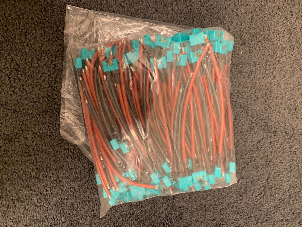 10x MPX-Stecker Male Multiplex mit Litze verzinnt, 2.5mm (Neu (gemäss ...