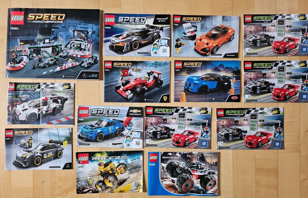 Anleitungen Lego zum Thema Speed, Racers Konvolut, 880 gr, | Kaufen auf ...
