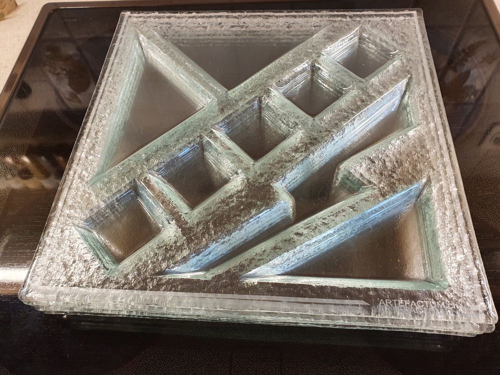 4 Glasteller Apéro- Dessert-Teller, Artefactum Schweiz | Kaufen auf Ricardo