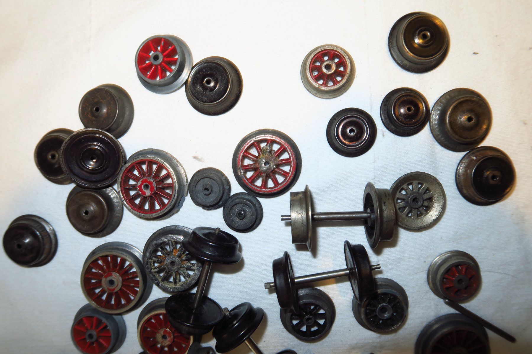 Antik Märklin / Bing / Buco / Hag ? Räder und Achsen Spur 0 (Gebraucht ...