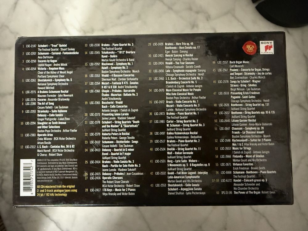 Living Stereo CD Collections, Vol 1, 2, 3, Total 180 CDs (Gebraucht) in ...