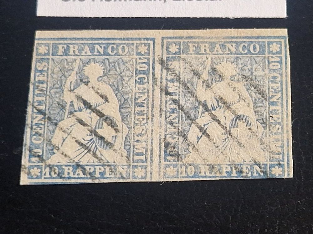 Strubel 23A im Paar, signiert, Luzerner Raute, ab 1.- (Gebraucht) in ...