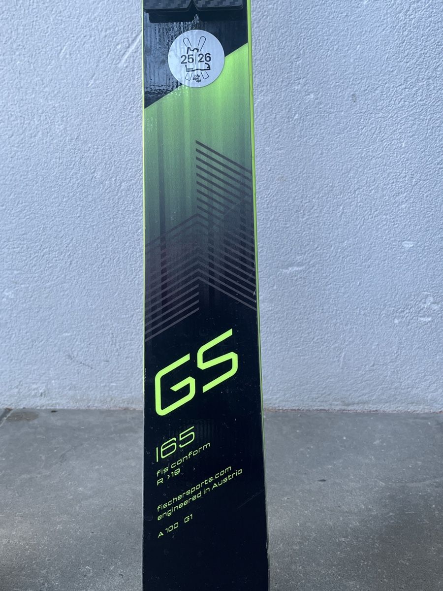Fischer RC4 Worldcup GS Ski 165cm inkl. Bindung, Top Zustand (Gebraucht ...