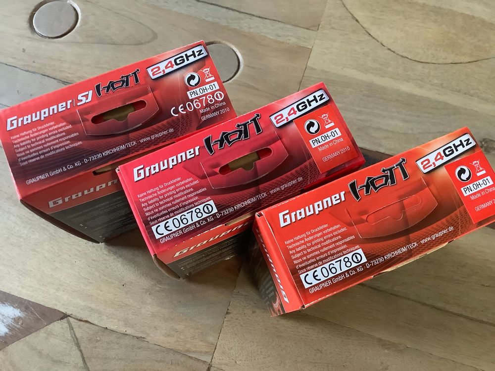 Graupner HOTT, 3 Empfänger, GR-24, GR-32 Dual, GR-12+3G (Neu und ...