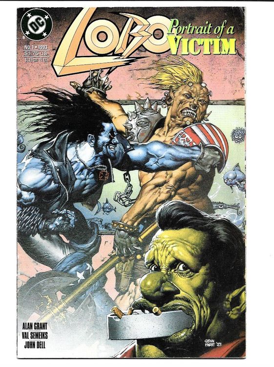 Lobo Portrait of a Victim Nr. 1, 1993, DC Comic, Top Zustand (Gebraucht ...