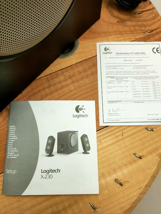 Logitech X-230 Lautsprecher-System - Super Sound, Top! (Gebraucht) in Zug für CHF 30 – mit ...