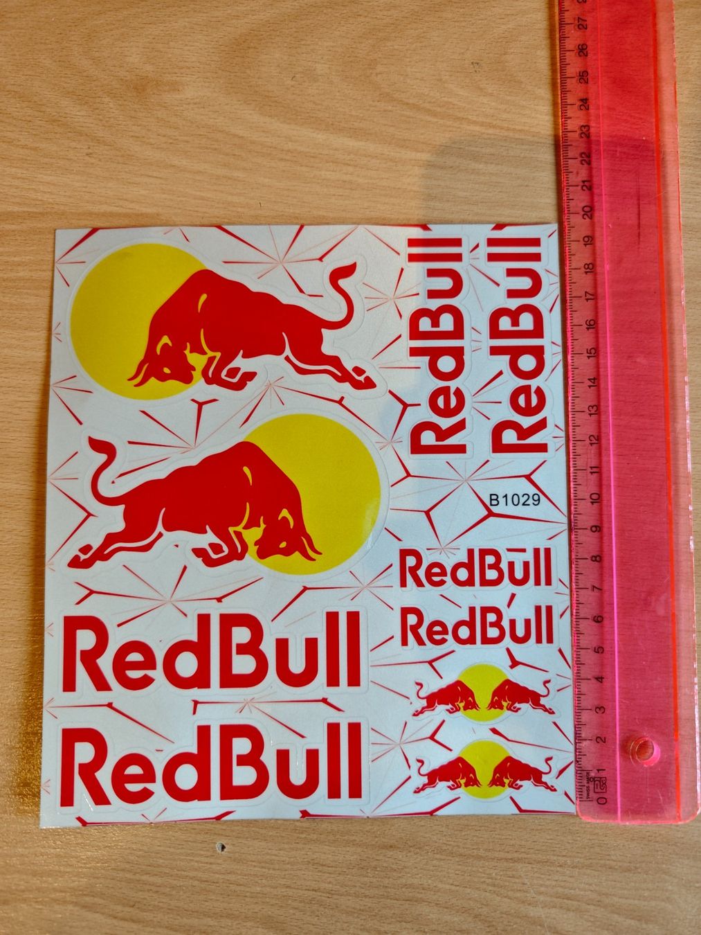 Red Bull Stickerbogen Silbrig Small (Neu und originalverpackt) in ...