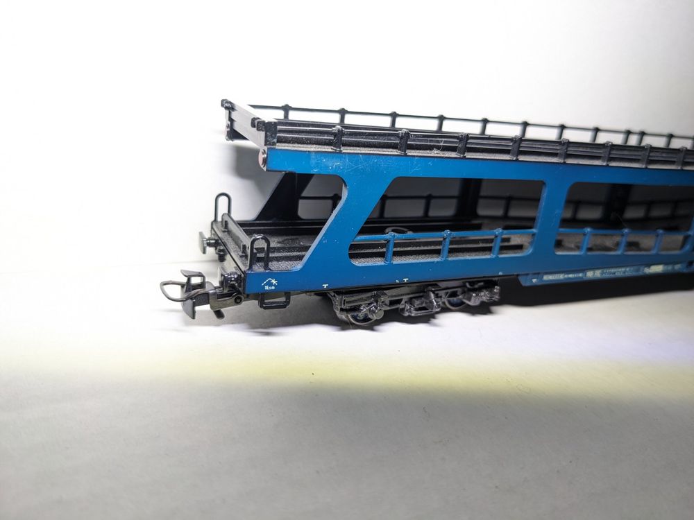 Märklin 4234 Reisezug Autotransportwagen blau | Kaufen auf Ricardo