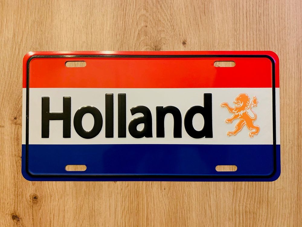 Metallplatte / Blechschilder / Plaque en métal - HOLLAND | Kaufen auf ...