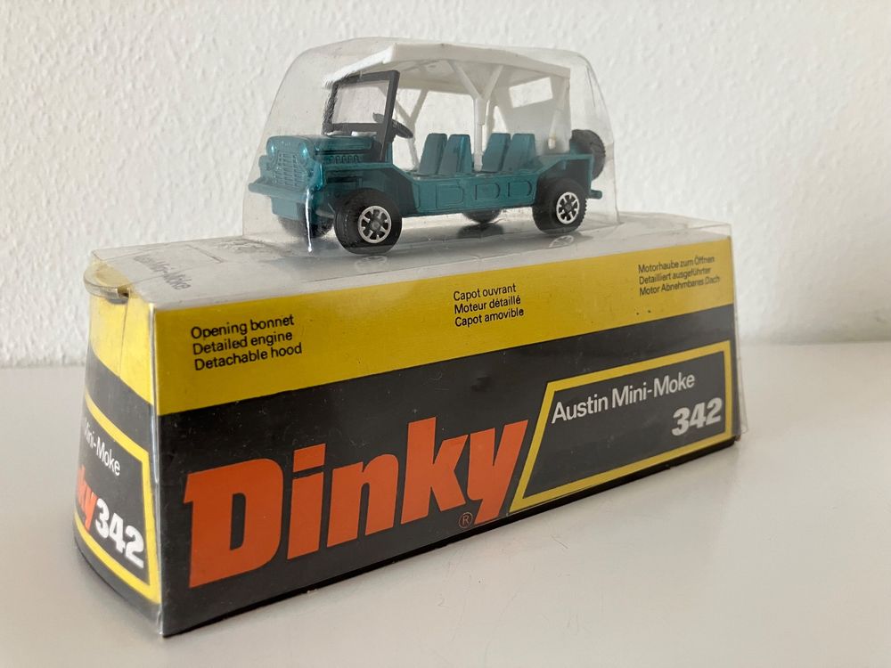 Dinky Toys Austin Mini Moke Nr. 342 OVP grün weiss (Neu und ...