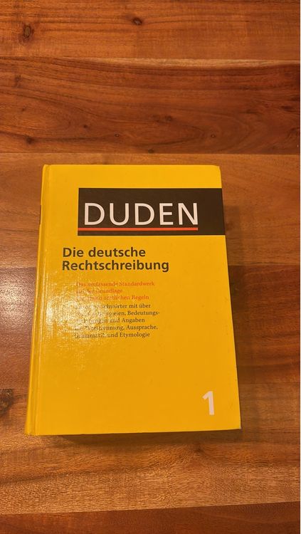Duden: Die deutsche Rechtschreibung – Band 1, Top Zustand! (Gebraucht ...