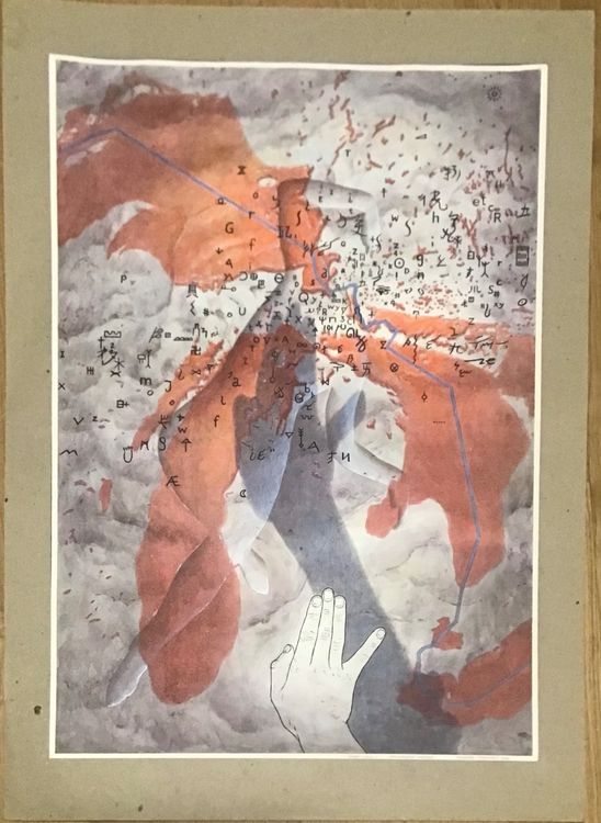 Richard HARTWELL (1946) Grosse Mischtecknik Zeichnung (Gebraucht) in Root für CHF 225 – mit ...