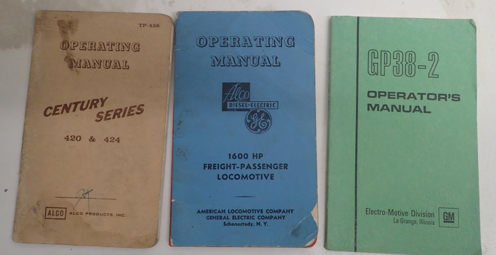 4 USA Operators Manuals for US Locomotives & switchers (Gebraucht) in ...