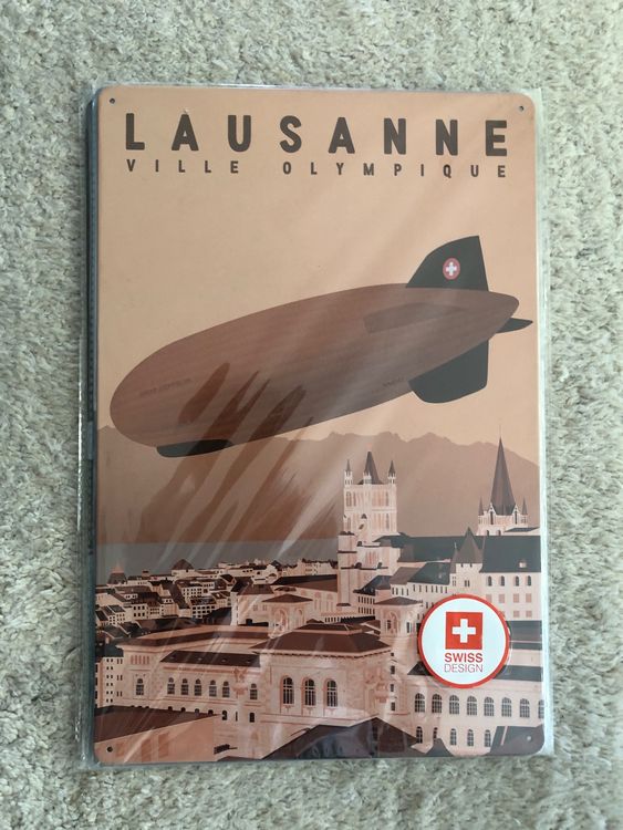 Plaques LAUSANNE NEUVE en métal suisse vintage (Neu und originalverpackt) in Nyon für CHF 19 ...