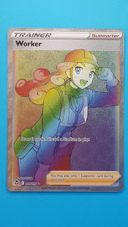 Worker – Rainbow Rare – Silver Tempest - EN | Kaufen auf Ricardo