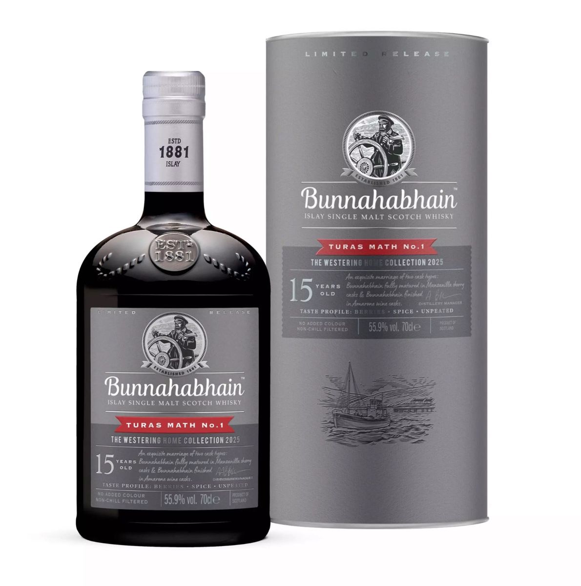 Bunnahabhain 15 Jahre Turas Math No. 1 Feis Ile 2025 (Neuf avec ...
