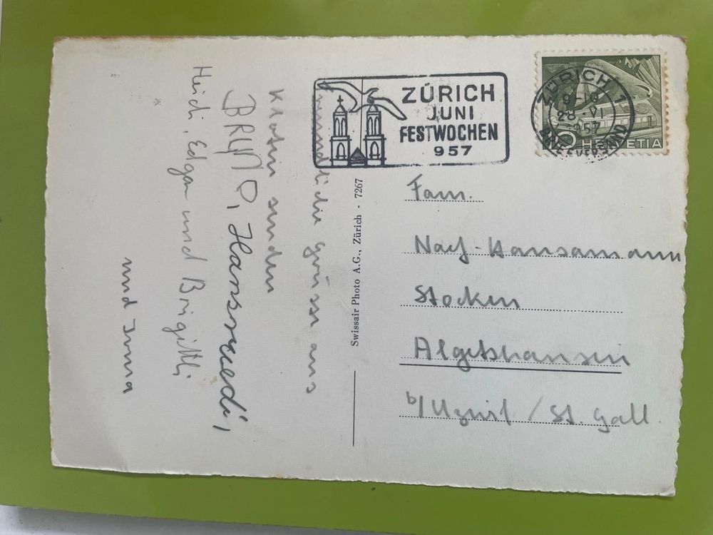 SWISSAIR DOUGLAS DC 7C IM JAHRE 1957 | Kaufen auf Ricardo